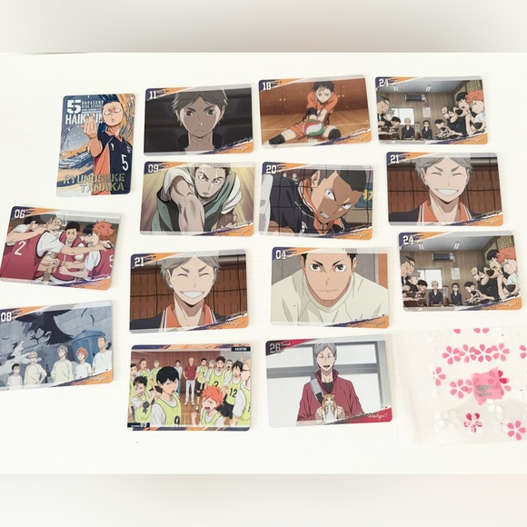 Accents | Haikyu Haikyuu Official Collectible Photo Cards | Poshmark